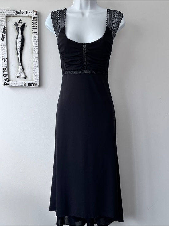 Phoebe | Dresses | Phoebe Y2k Elegant Black Lacetrim Wedding Guest ...